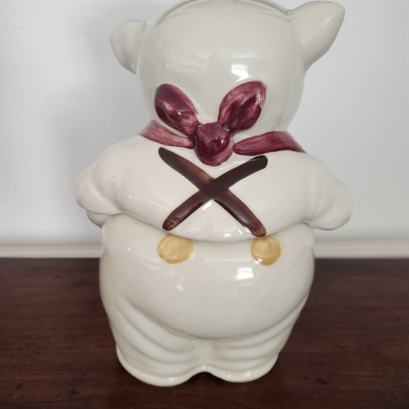 Art | Vintage Shawnee Smiley Pig Chrysanthemum Cookie Jar 194s Usa ...